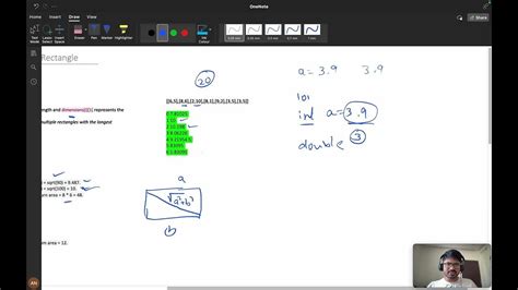 10035 Maximum Area Of Longest Diagonal Rectangle Math 🔥 Euclidean Distance Youtube
