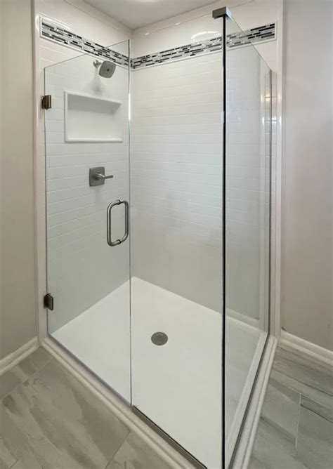 Neo Angle Frameless Glass Shower Doors Basilor 36 X 72 Frameless Neo