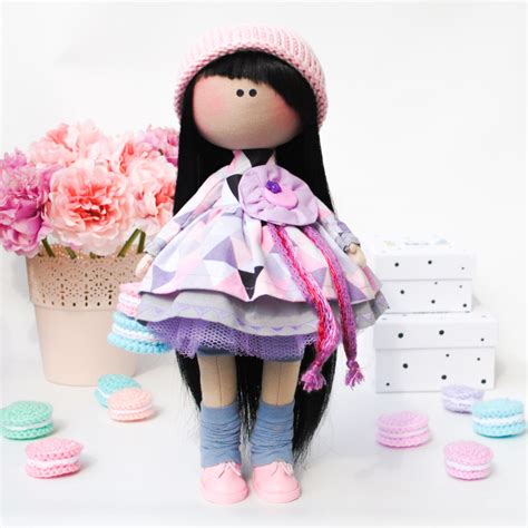 Текстильная кукла ручной работы | Milan Dolls