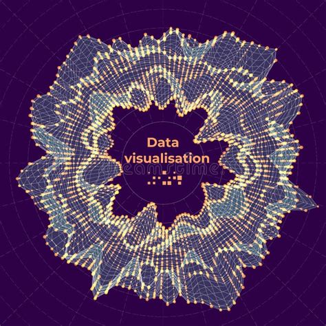 Complex Data Visualization Concept Vector Abstract Illustration Stock Vector Illustration Of