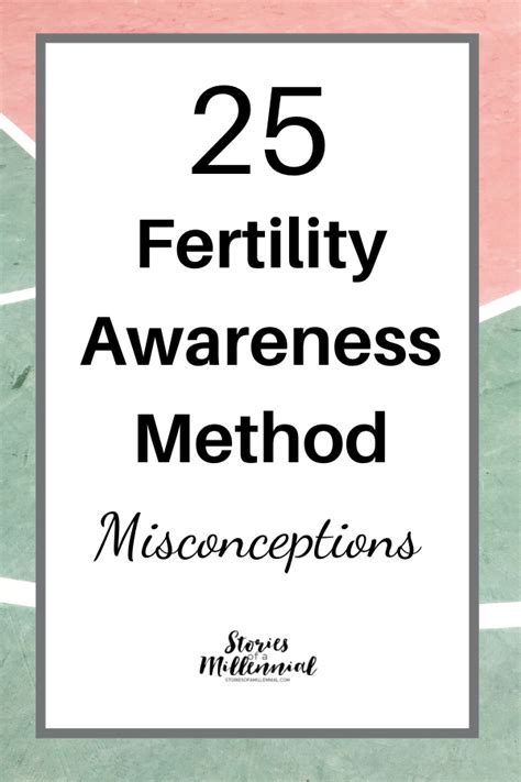 Fertility Awareness Method Myths 25 Things That Fam Is Not Stories