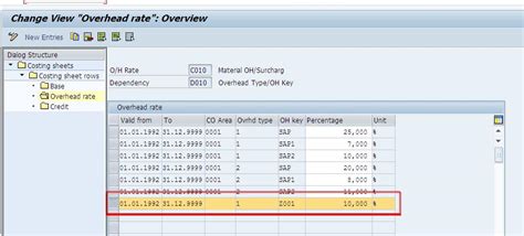 Solved Overhead Is Not Calculating While Running Ck11n Sap Community