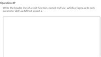 Answered Given The Pointer Named Dptr Assign Bartleby