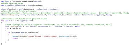 Copying Formula To Dynamically Generated Cell Not Taking Cell Reference