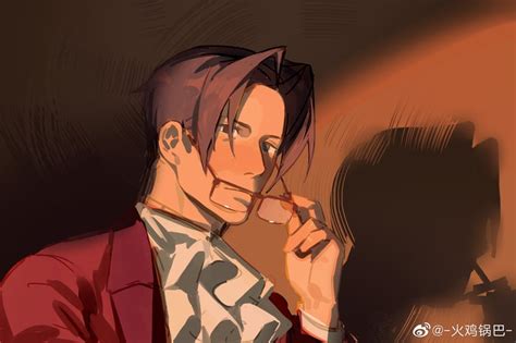 Miles Edgeworth Ace Attorney Drawn By Cloud Rad Danbooru