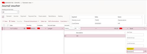 How To Removehandle Unused Financial Dimension In D365 Fando Vs Ax 2012 D365 Finance And Operation