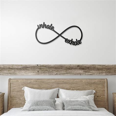 Inhale And Exhale Sign Etsy