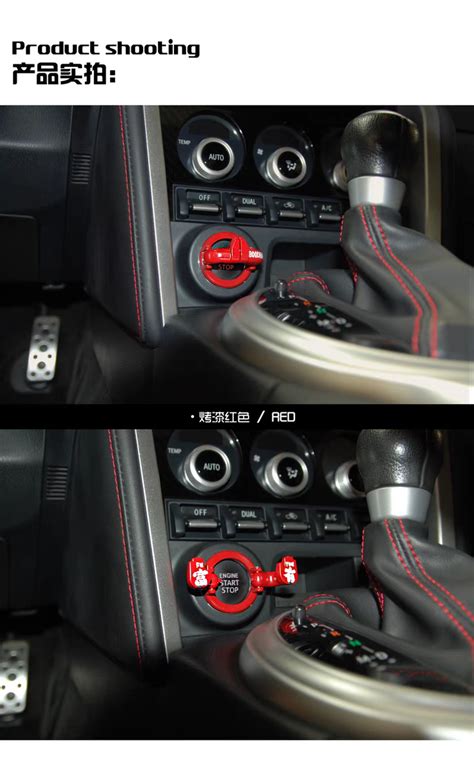 Zinc Alloy One Button Start Button Cover Car Engine Ignition Push Start