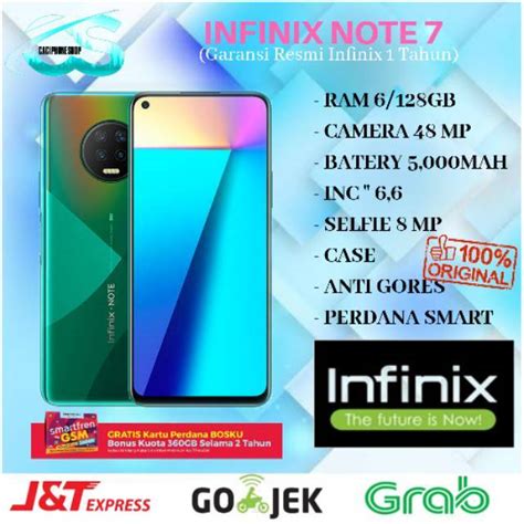 Jual Infinix Note Ram Gb Rom Gb Garansi Resmi Infinix Tahun Shopee Indonesia
