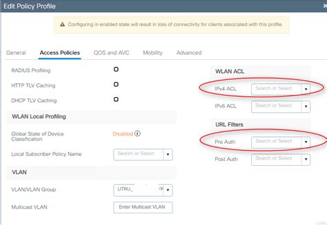 c9800 wlc web authentication dhcp dns settings cisco community