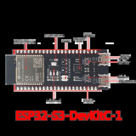 Esp32 S3 Devkitc 1 Carry Esp32 S3 Wroom 1 8m Flash 2m 8m 43 Off