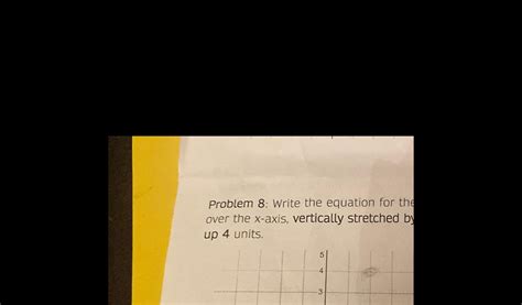 Answered Problem 8 Write The Equation For The Over The X Axis Kunduz