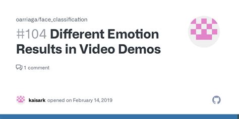 different emotion results in video demos · issue 104 · oarriaga face