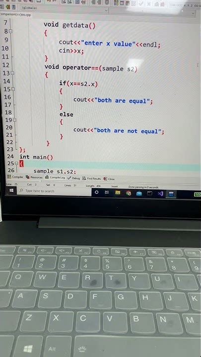 Comparison Operator Overloading Youtube