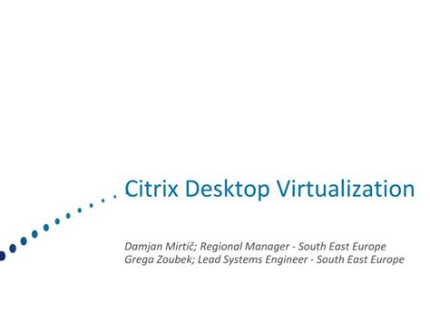Ppt Citrix Desktop Virtualization Powerpoint Presentation Free