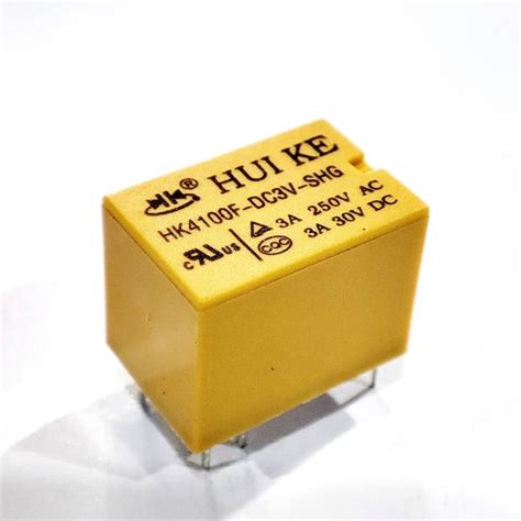 รถกระป๋อง รีเลย์ Relay 3v 3a Hui Ke ของแท้ ส่งด่วน 1 2 วัน รีเลย์รถ