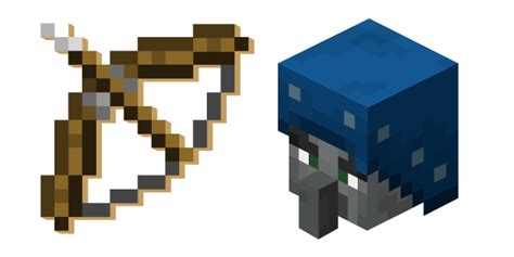 Minecraft Bow And Illusioner Cursor Custom Cursor