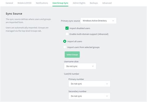 Synchronize User And Group Details With Active Directory