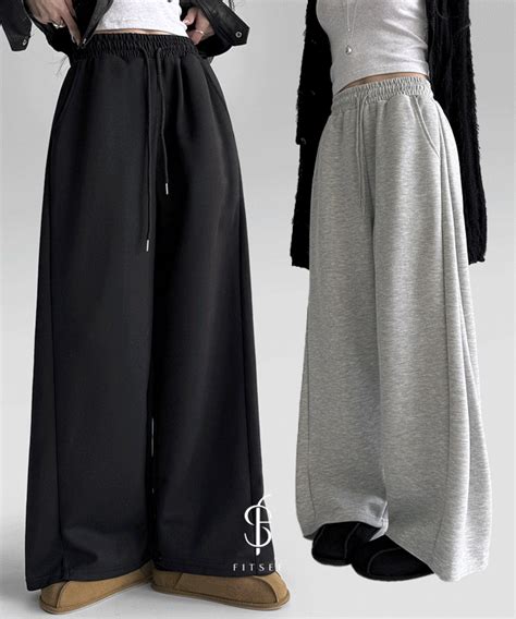 숏롱 젤리빈 🍬 사이드 핀턱 아방 와이드 츄리닝 트레이닝 팬츠 바지 에이블리