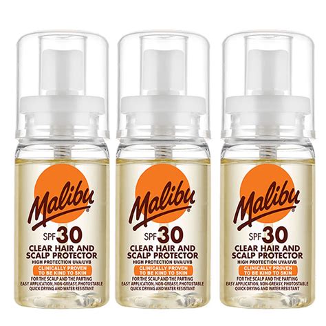 Malibu Scalp Protector Spf 30 X 3 Buy Now With Express International Delivery