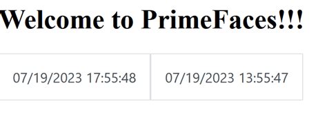 Java How To Get Datetime In Utc Format Using Primefaces Clock
