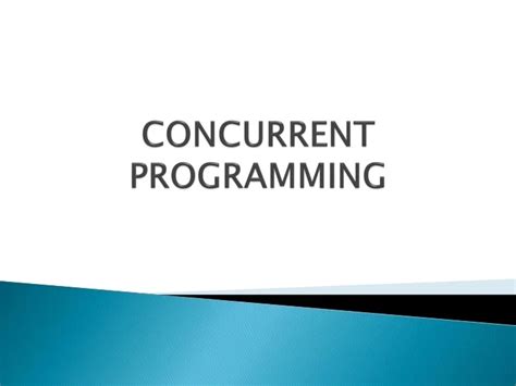 Ppt Concurrent Programming Powerpoint Presentation Free Download
