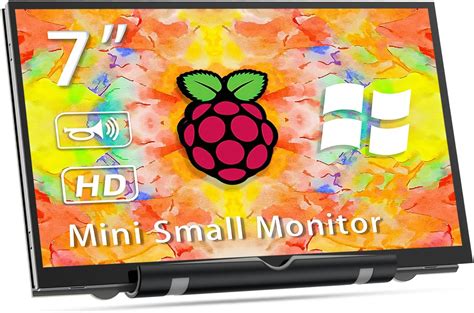 Hamtysan Raspberry Pi Mini Screen Monitor 7 Inch Screen