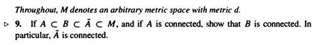 Solved Throughout M ﻿denotes An Arbitrary Metric Space With