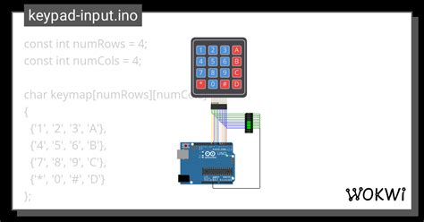 Read A Keypad Wokwi Esp32 Stm32 Arduino Simulator