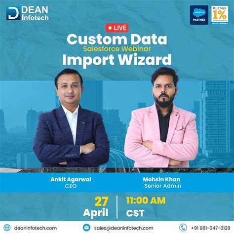 Dean Infotech On Linkedin Salesforce Dataimportwizard Efficiencyboost Webinaralert Webinar…