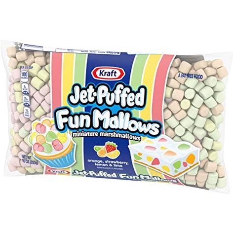 Jet Puffed Fun Mallows Colored Mini Marshmallow 10 Oz