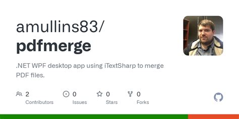 Github Amullins83pdfmerge Net Wpf Desktop App Using Itextsharp To Merge Pdf Files