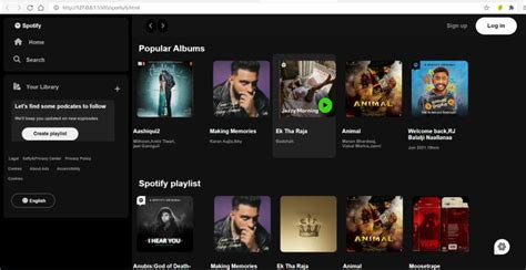 Abhishek Singh Bisht On Linkedin 🎶 Spotify Clone 🔊 After Hours Of Coding Im Thrilled To Share My