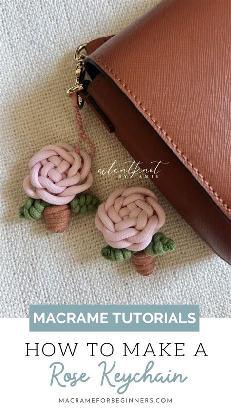 21 Easy Diy Macrame Keychain Tutorials For Beginners Macrame Patterns