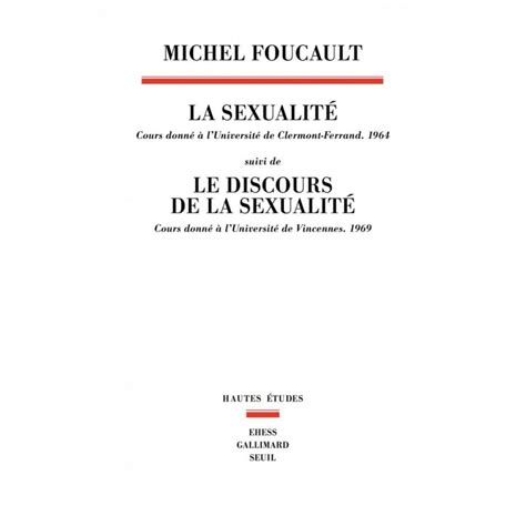 La Sexualité Le Discours De La Sexualité