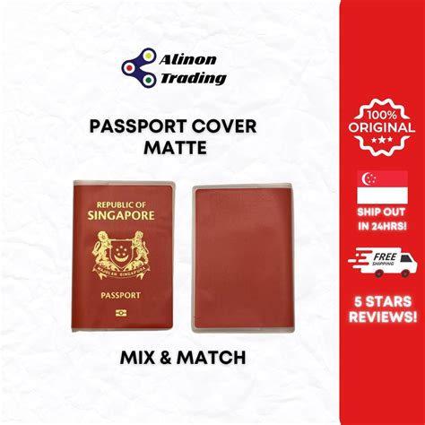 Passport Cover Glossy And Matte Versions Lazada Singapore