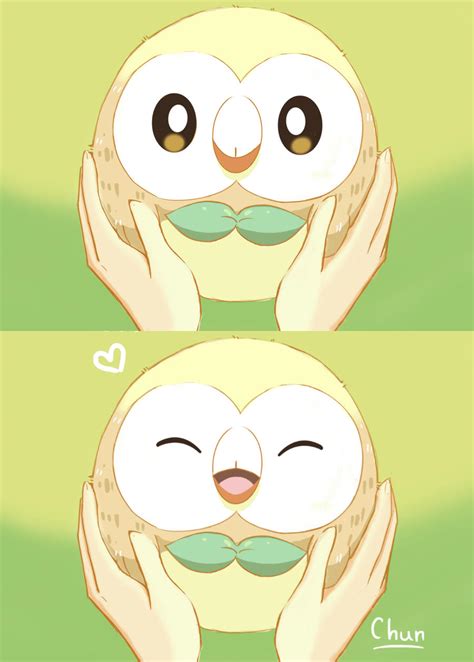 Cute Rowlet ~~~ By Chunphan On Deviantart