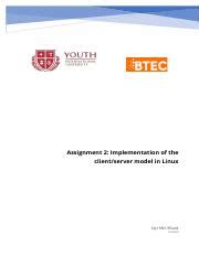 Nyi Min Khant Client Asg 2 Docx Assignment 2 Implementation Of The