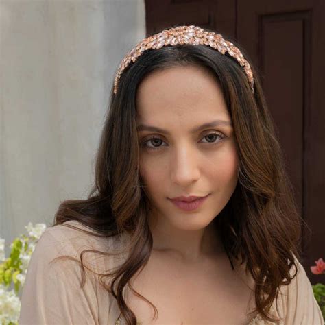 Rosemary Broad Headband Rose Gold Hair Drama Company