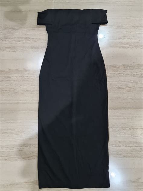 Black Off Shoulder Tight Dress Women S Fashion Dresses Sets