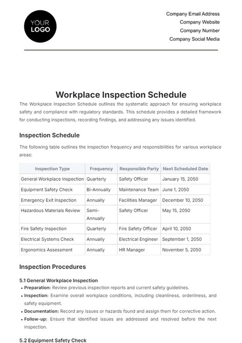 Free Workplace Safety Protocol Document Template To Edit Online
