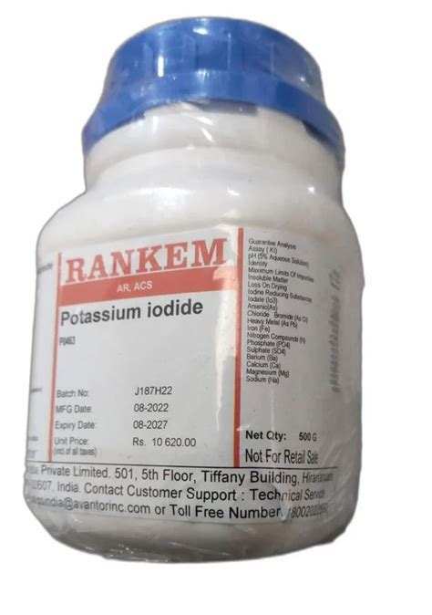 Potassium Iodide Powder For Pharmaceutical Industry 500g At ₹ 4500kg