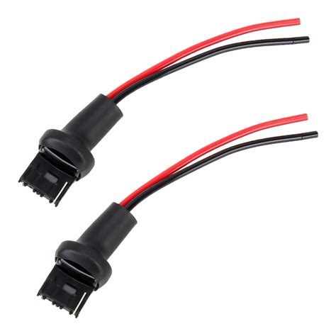 1 Pair T20 7440 Bulb Holder Base Male Socket With Wire