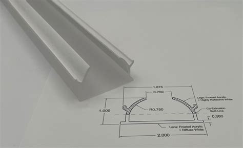 Led Diffuser Lens In San Francisco Ca Reeves Extruded Products