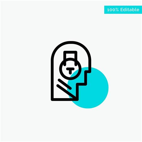 Lock Secure Message Data User Turquoise Highlight Circle Point Vector Icon 17984421 Vector Art