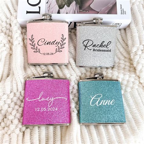 Personalized Flask Etsy