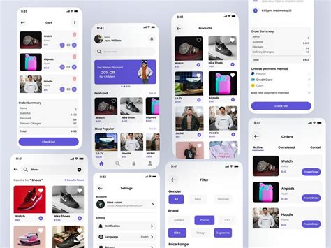 e commerce app figma