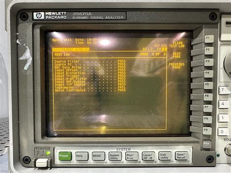 HP Agilent 35670A Dynamic Signal Analyzer OPT 1D2 EBay