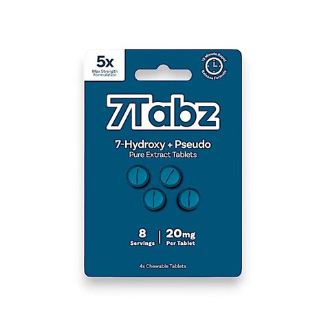 7tabz Premium 7 Hydroxymitragynine Kratom Tablets For Potent Relief