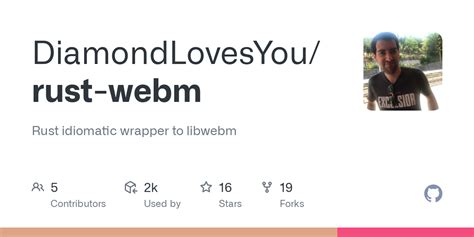 Rust Webm Src Lib Lib Rs At Master · Diamondlovesyou Rust Webm · Github